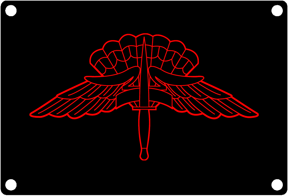 Military Freefall Parachutist Badge – 1st Amendment Hitch Covers